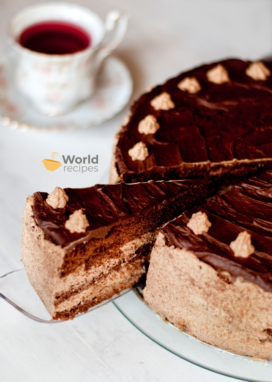 Tort czekoladowo-miętowy przepis